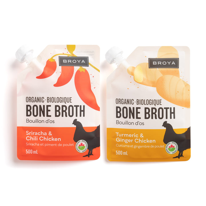 Canadian Made 100% Grass Fed Beef And Organic Chicken Bone Broth